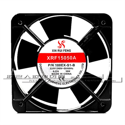 XINRUIFENG欣瑞丰 XRF15050A 108EX-S1-B 220V轴流散热风扇 15cm