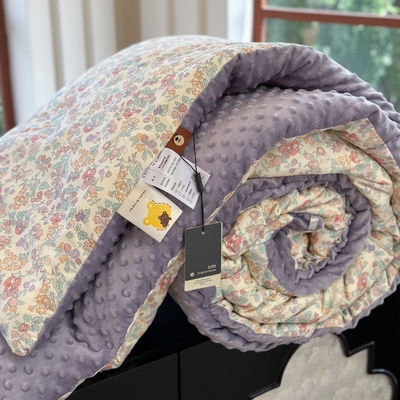 韩国全棉保暖豆豆被春秋子被冬被