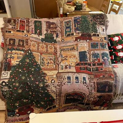 沙发休闲圣诞节装饰露营小毯子