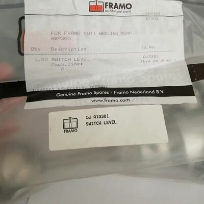 level switch ID A13381 RBP300 FRAMO 平衡泵