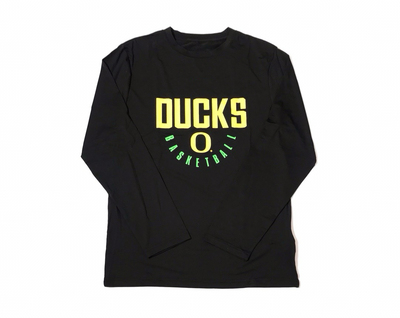 NCAA俄勒冈大学大学球员运动篮球速干美式训练投篮射手服长袖T恤