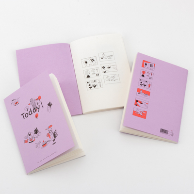 别管手帐本 TODAY护照本内芯水彩水粉彩铅亲肤纸特种书写TN空白页