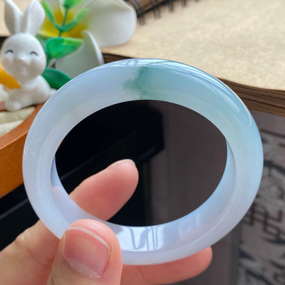 5.9批4174号50.7-12.3-8.5！冰飘花果冻镯！灵动飘逸！