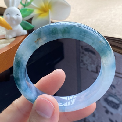 4.30批2391号51-11.5-8.6 深邃蓝飘花！自带氛围感！