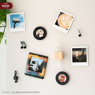 Fujifilm/富士instax一次成像拍立得相机正品原装方形冰箱贴相框-映像