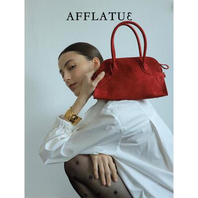 Afflatus3羊反绒手提包手拎包