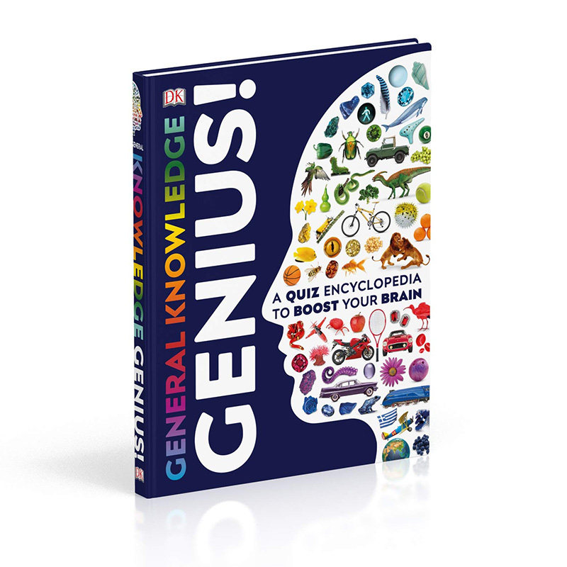 现货英文原版 General Knowledge Genius常识天才增强大脑的测验百科全书知识学习科普读物儿童书籍_虎窝淘