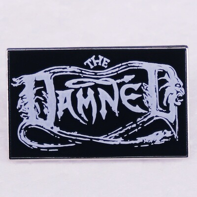英国朋克The Damned 摇滚乐队金属徽章胸针配饰 Pins