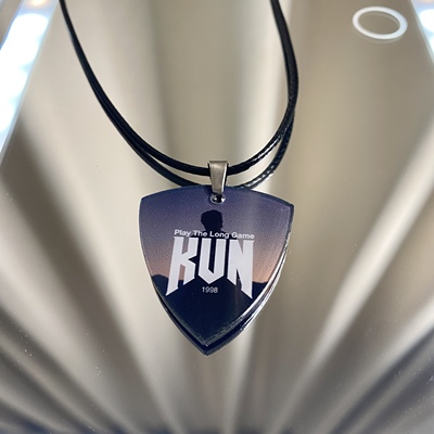 蔡徐坤周边Deadman吉他拨片项链应援配饰专辑徽章亚克力挂饰物料