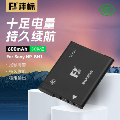 沣标NP-BN1适用sony索尼ccd电池