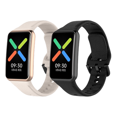 适用于oppo watch free手表表带OWW206液态硅胶腕带智能运动手表free替换带NFC版通用磁吸充电器线保护壳配件