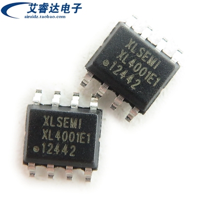 全新原装 XL4001E1 SOP8 2A 1.235-37V 150KHz降压单片车充芯片
