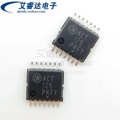原装正品 MC74ACT125DTR2G ACT125 贴片 TSSOP14 收发器 芯片