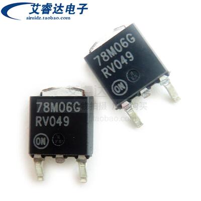 全新原装 MC78M06CDTRKG 78M06G 贴片TO-252  线性稳压芯片