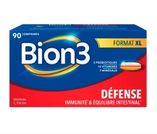 法国本土版bion3 defense成人复合维生素咀嚼片90粒