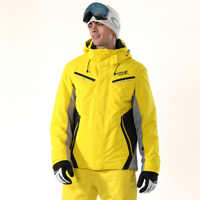 RUNNING RIVER奔流男款短款时尚拼接滑雪服上衣双板外套A4009