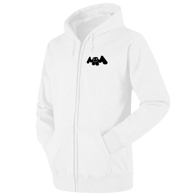 棉花糖连帽学生加绒拉链开衫卫衣