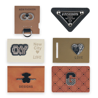 奢侈品牌装饰标个性布贴补丁贴花