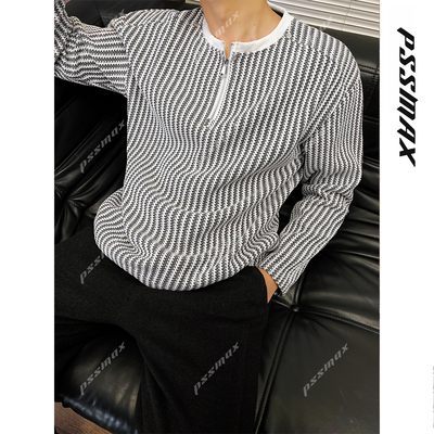 【现货】胖俗俗PSSMAX【半拉链铆钉卫衣】2026冬新款休闲打底衫