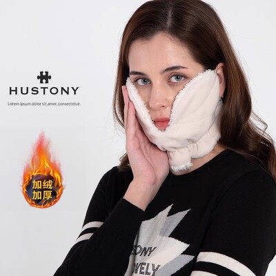 韩国高尔夫保暖面罩透气加绒时尚