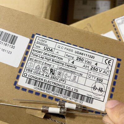 T4AH250V陶瓷保险丝4A5x20带引脚功得品议价