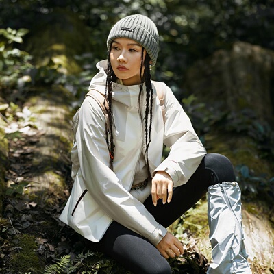 李宁户外CF溯女子加绒防泼水三合一运动风衣2025冬季外套AWBV090