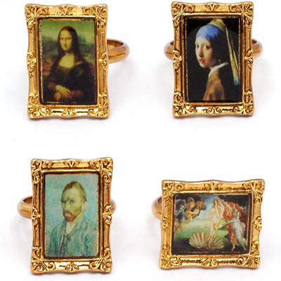 gargle女士合金日系原创设计戒指