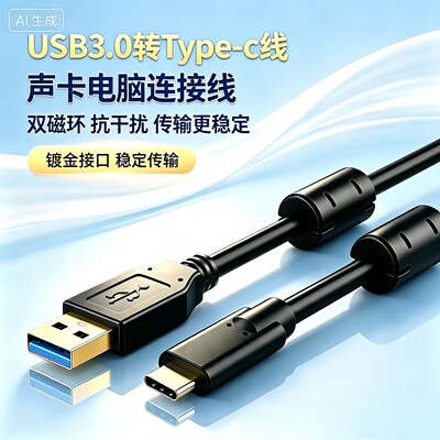 适用于MidiplusR2/R4迷笛声卡电脑USB线泰坦Q3/Q6数据传输电源线