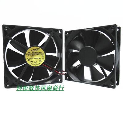 包邮ADDA 9025 12V 0.30A 9CM 3线CPU机箱电源风扇AD0912US-A76GL