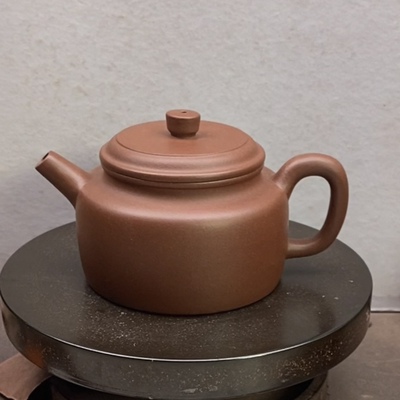 宜兴紫砂壶原矿紫泥德钟壶手工制紫砂壶茶具