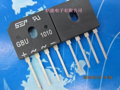 全新原装SEP整流桥,GBU1010 10A/1000V扁桥4脚 电磁炉常用整流桥
