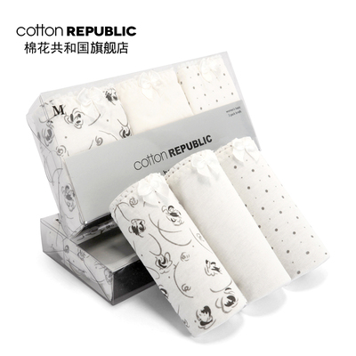 棉花共和国女士三角内裤