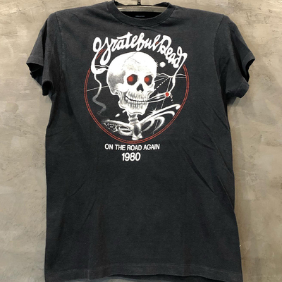 短袖美式复古男女感恩而死乐队