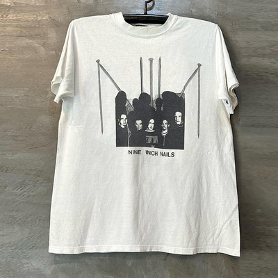 九寸钉乐队高街FOG短袖