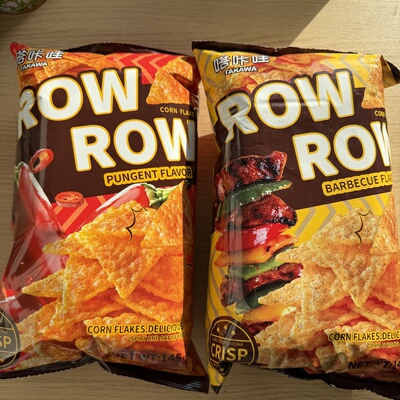 印尼进口嗒咔哇玉米片145g休闲办公追剧解馋辛辣烧烤味膨化小零食