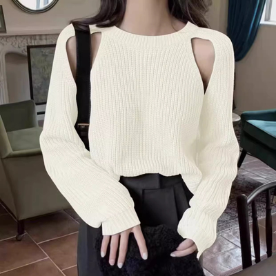 韩国东大门进口repeller时尚纯色百搭长袖毛衣