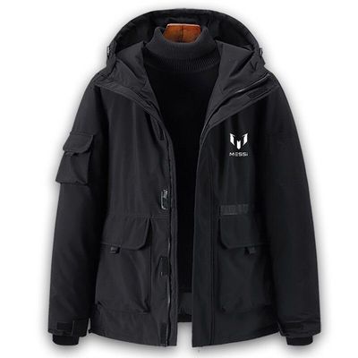 梅西Messi足球服运动连帽棉服男女秋冬季球迷加厚保暖大码外套