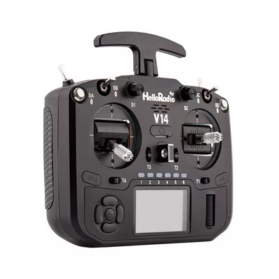 HelloRadio V14 多协议遥控器兼容FPV航模高频头EDGETX固件全尺寸
