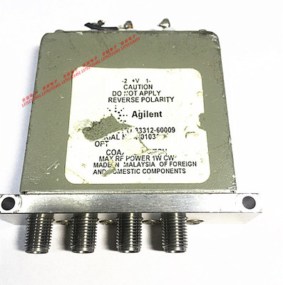 HP Agilent 33312-60009 同轴开关 4端口 3.5mm 15V 50欧 26.5G