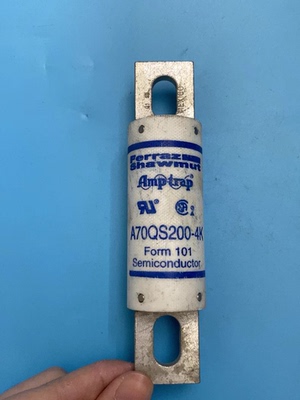 拆机Ferraz Shawmut Amptrap半导体熔断器 型号：A70QS200-4K，Fo