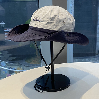 户外徒步露营登山帽男女夏季新款