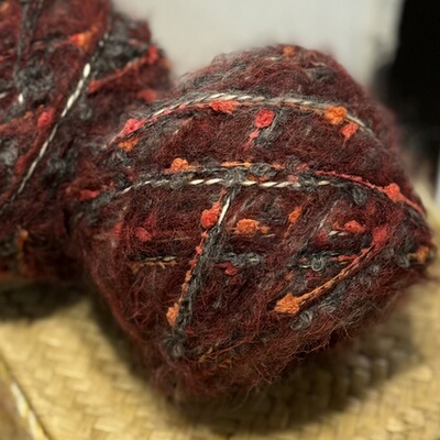 美拉德紫系进口高比羊毛混线手工编织透气柔软手编线钩针棒针线团