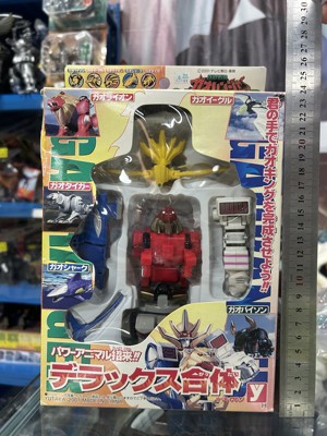 2001年正版，超级百兽战队，Yutaka五兽合体精灵王机器人，非DX版