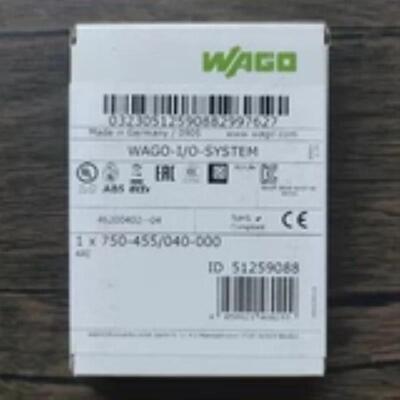 全新原装未拆封 WAGO万可 750-455040-000 模拟量模块 现货销售