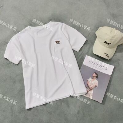 慧慧来自星星女装店 13253开春新款 左胸刺绣多图案圆领短袖T恤