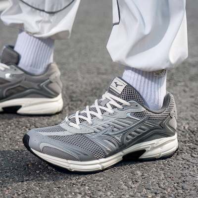 美津浓男鞋跑步鞋春季新款SPEED2010轻便减震透气运动鞋复古跑鞋