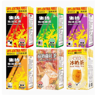 生活泡沫红茶绿茶奶茶花茶台湾