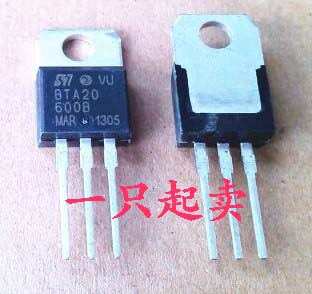 全新原装 直插 BTA20-600B BTA20 TO-220 20A 600V 双向可控硅