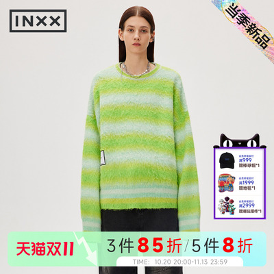 【inxx sport】冬季新品潮牌圆领套头针织衫背心男女SIB4069434