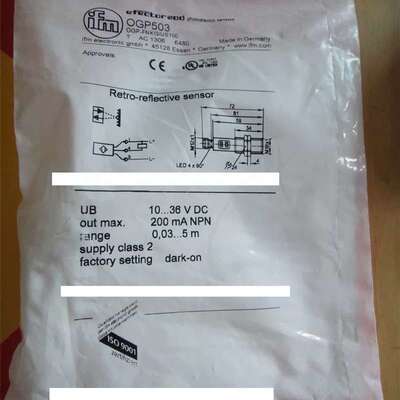议价 IFM 镜面光电 感测器 OGP503 光电开关 正品